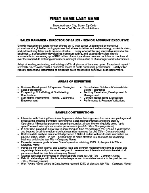 Senior Manager Resume Template Premium Resume Samples Example